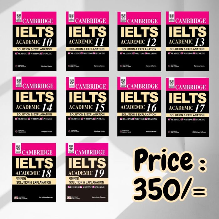 Cambridge IELTS 10 to 19 Solution & Explanation – IELTS Book Conor